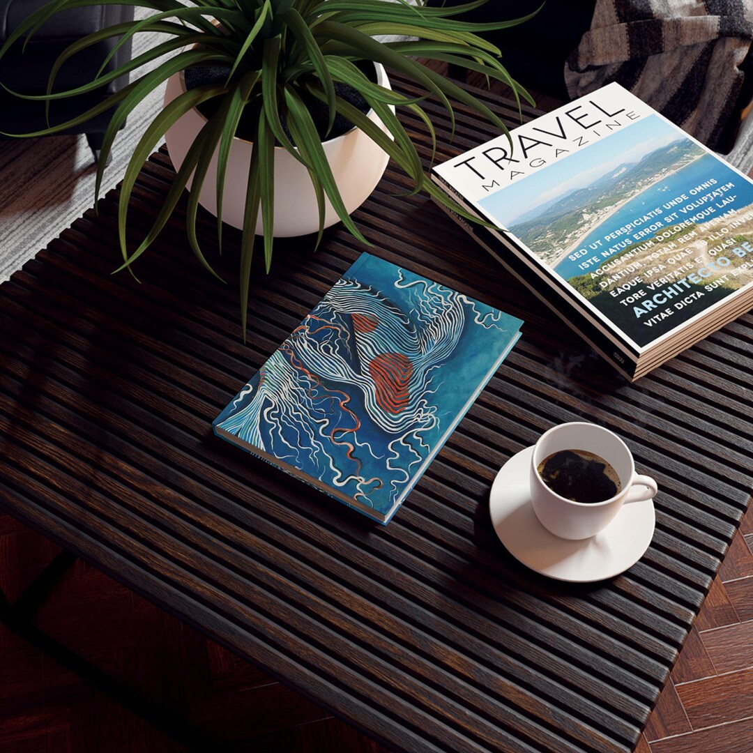 Koi Fish Aquarium Journal, Fish Lover Gift Notebook, Underwater ...