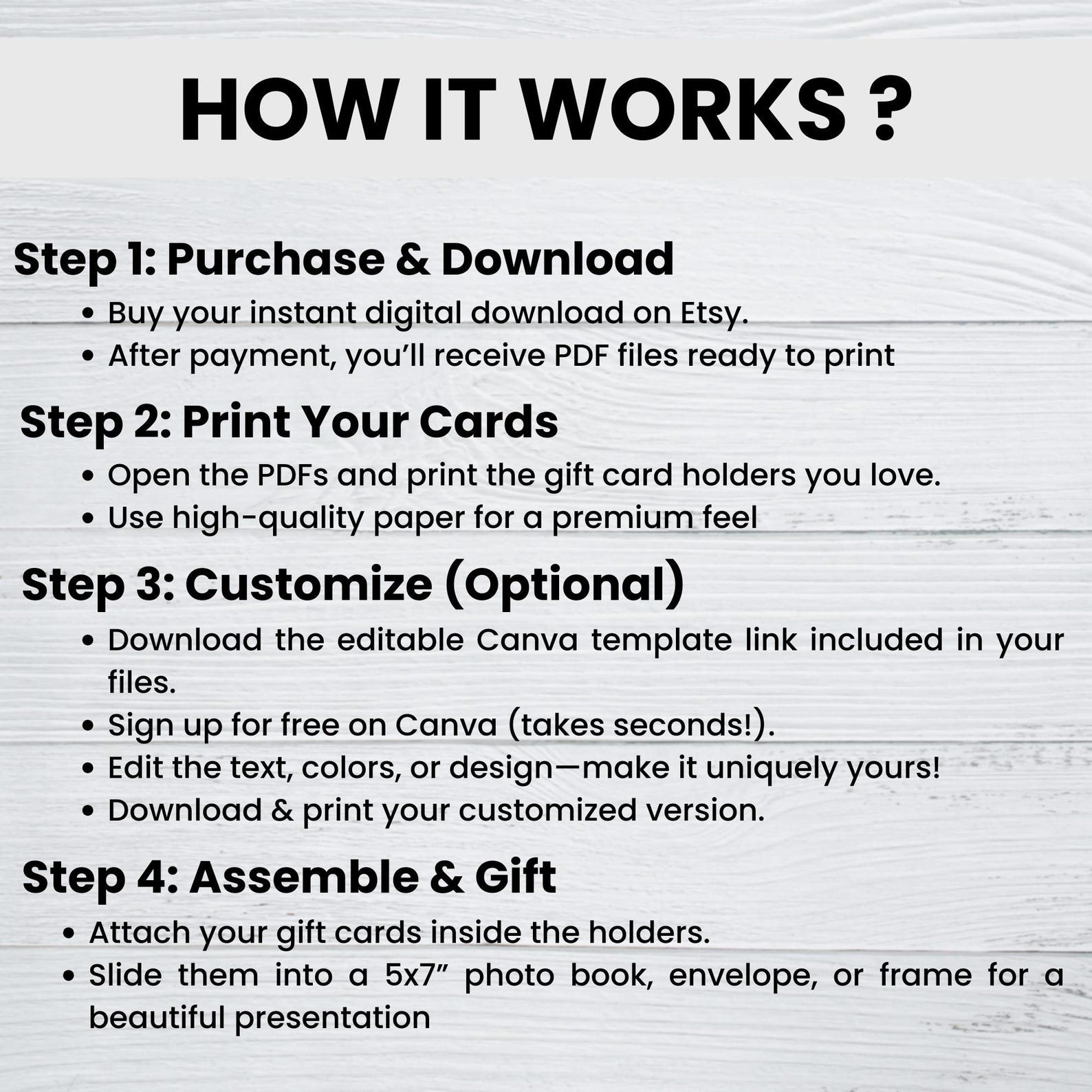 Editable Gift Card Holder, Printable Gift Card Book, Teacher ...