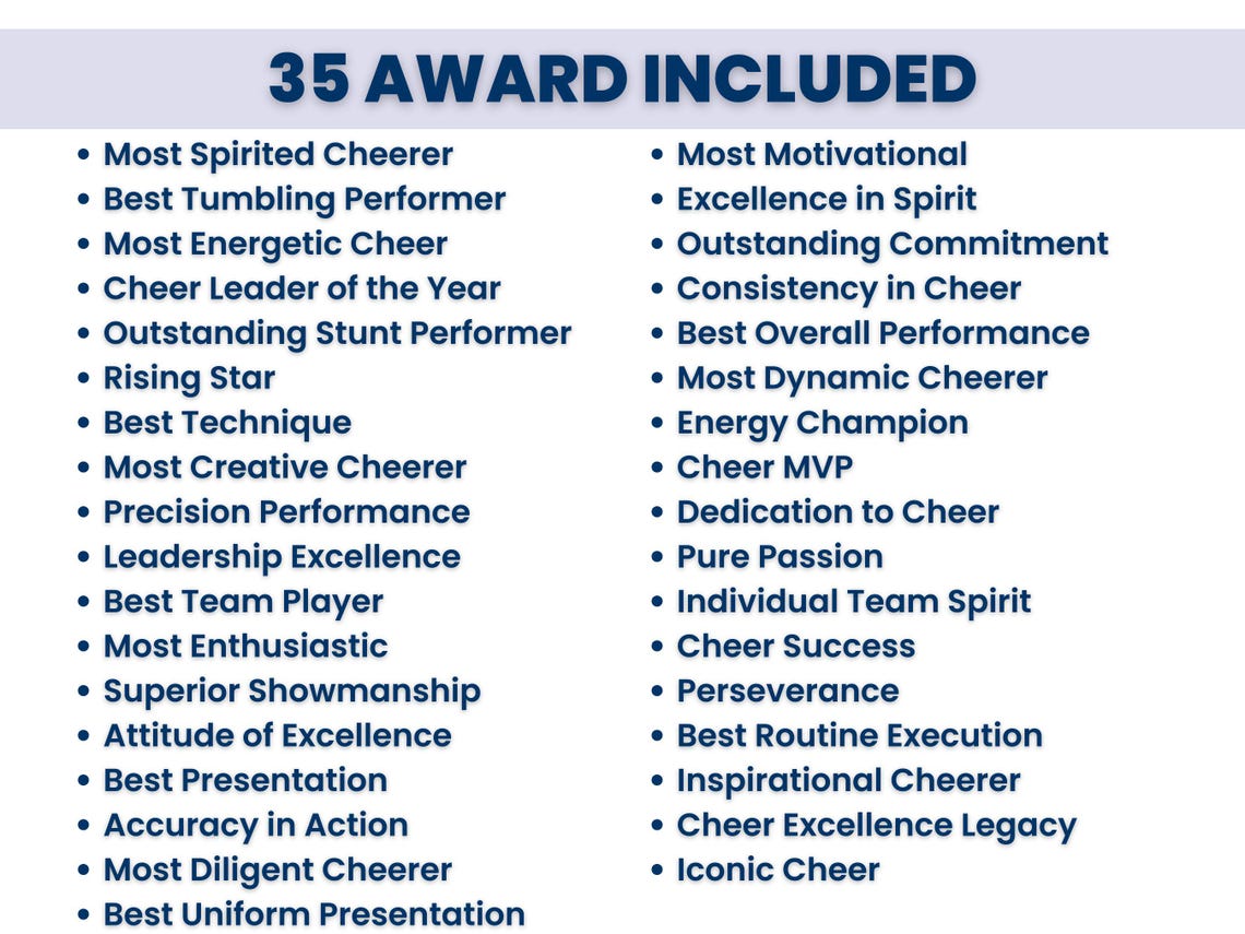 Editable Cheerleading Award Certificates - Cheerleader Ceremony Awards ...