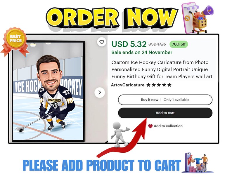 Custom Chef Caricature Cook Cartoon From Photo Head Chef Portrait Sous ...