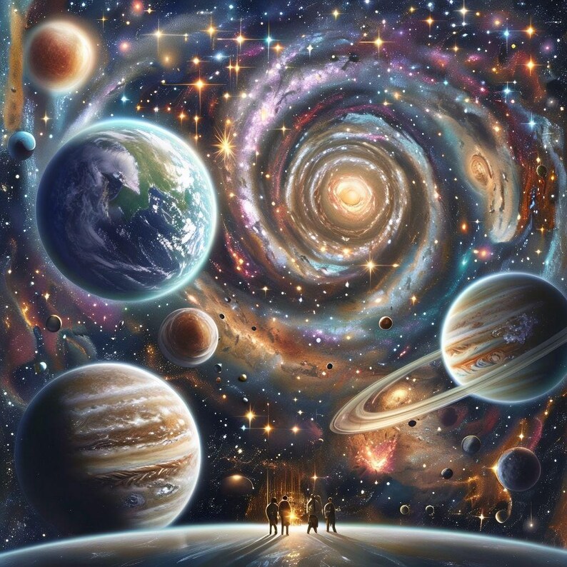 Outer Space Digital Art Collection | Digital Download | Wall Art ...