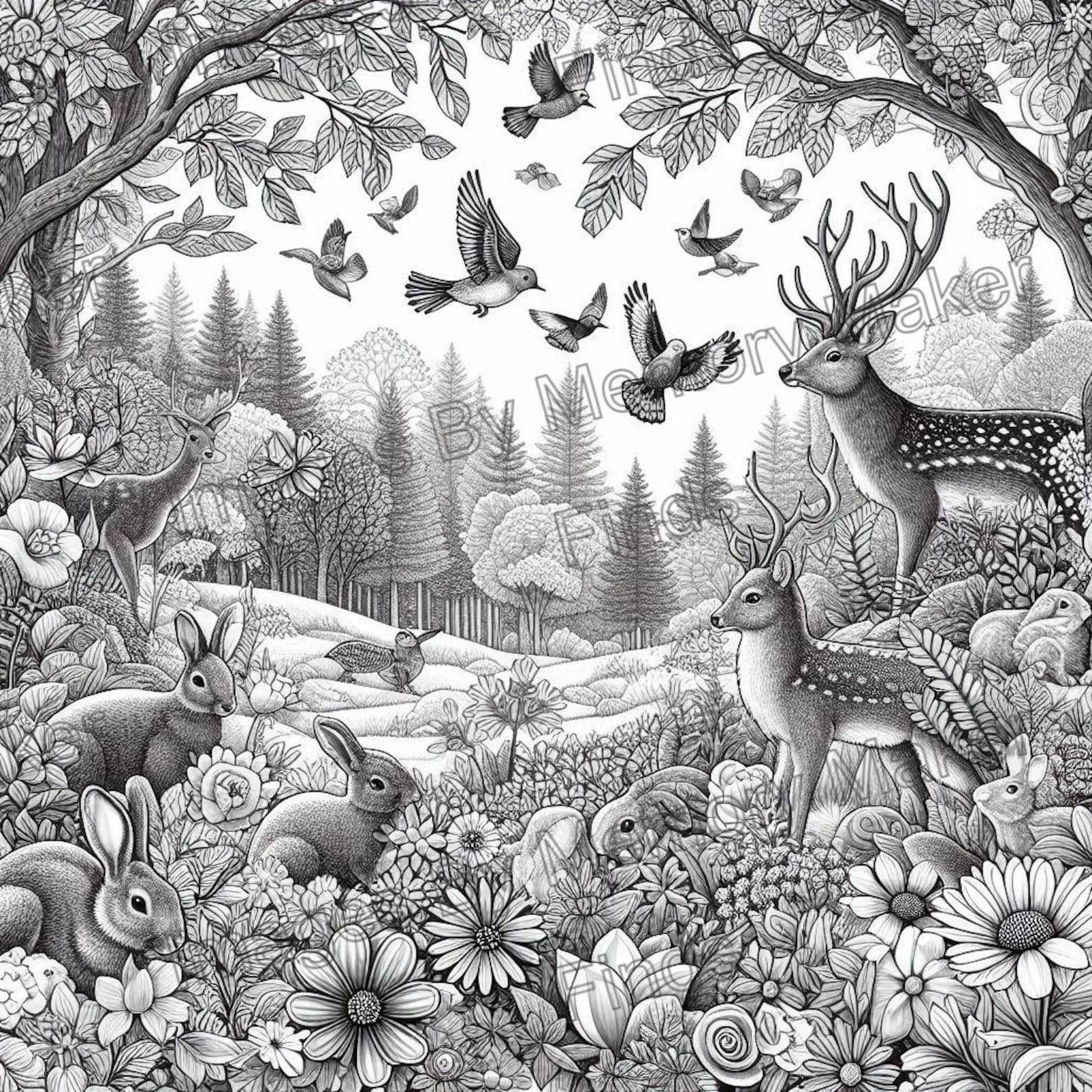 Advanced Adult Coloring Pages Bundle | Mindful Art Therapy | Printable ...