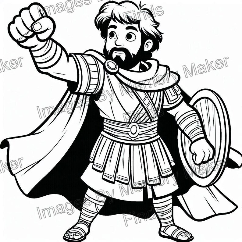 Biblical Coloring Pages for Kids | Digital Faith Art Bundle | Sunday ...