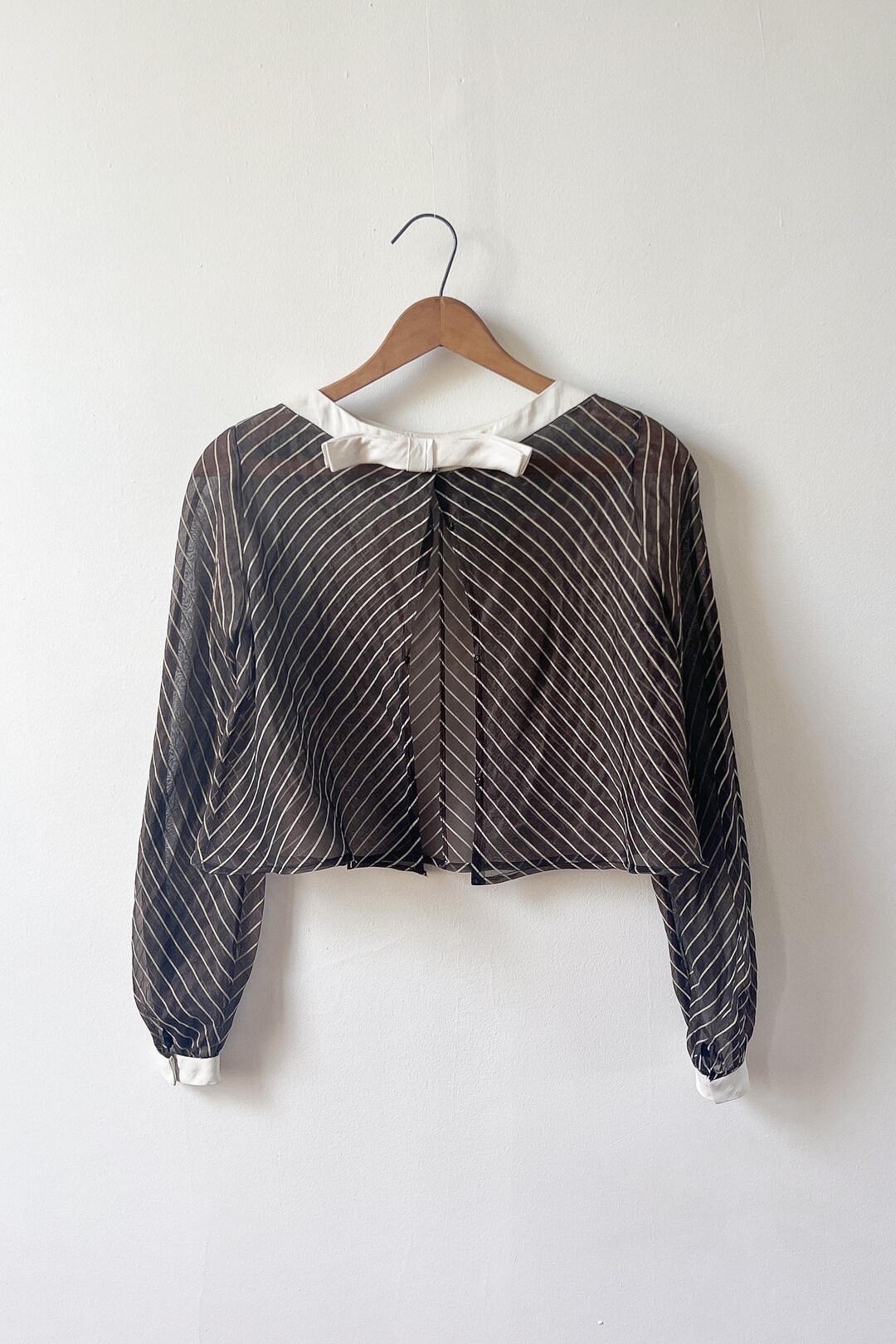 60s Sheer Organza Swing Top - Etsy