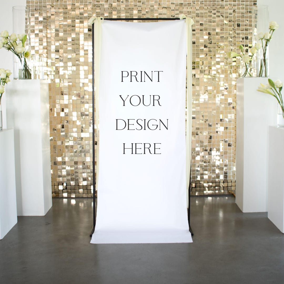 Custom Cotton Fabric Banner: Print Your Own Design Wedding Sign - Etsy