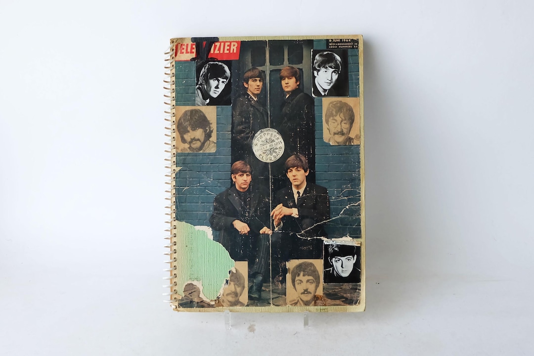 Beatles 1960's 1970's Vintage Handcrafted Scrapbook - Lots of Newspaper ...