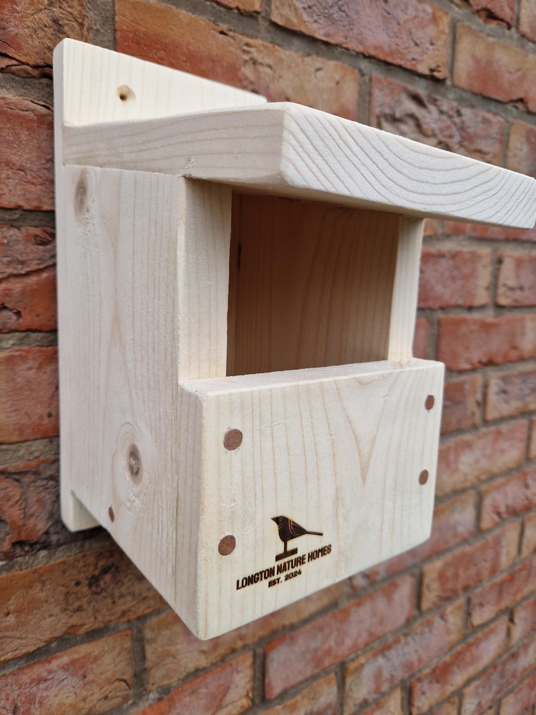 Wooden Bird Nest Box Open Front Design Bird House With Hardwood ...