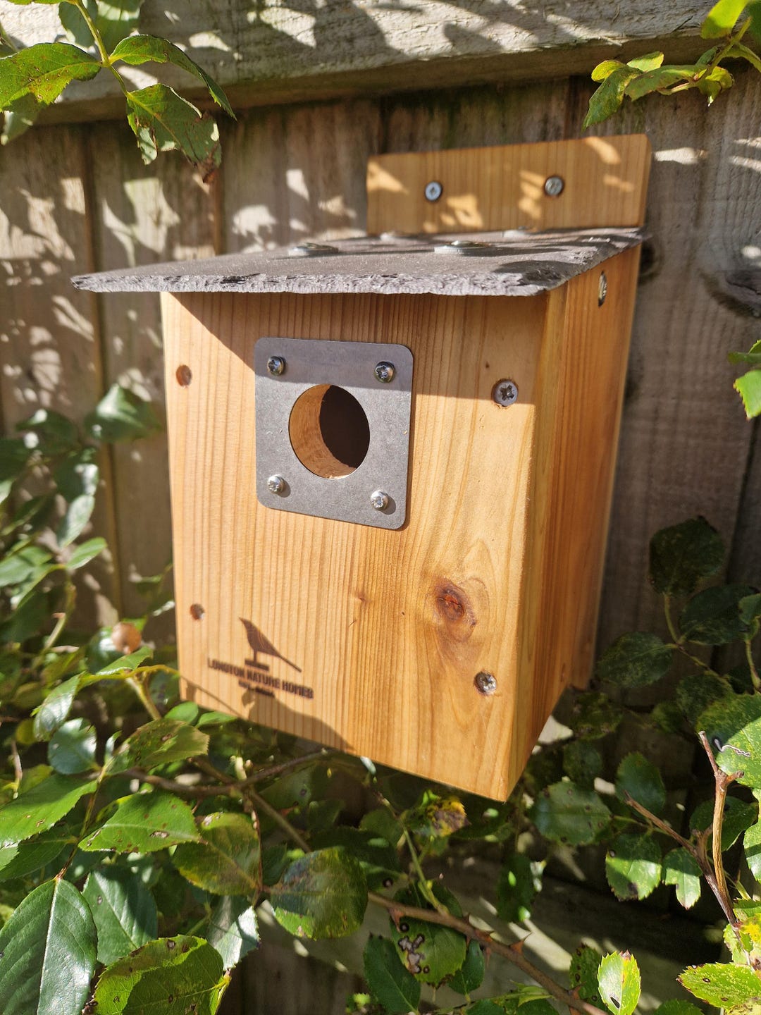 Cedar Bird Box: Reclaimed Slate Roof - Etsy