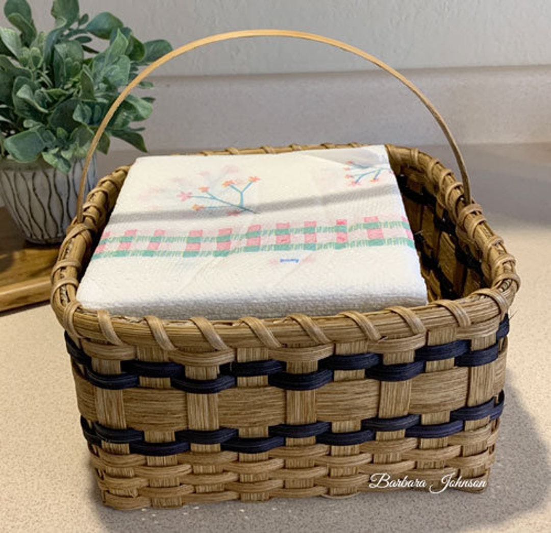 Digital Download, Basket Weaving Pattern, Napkin Basket, Square Basket ...