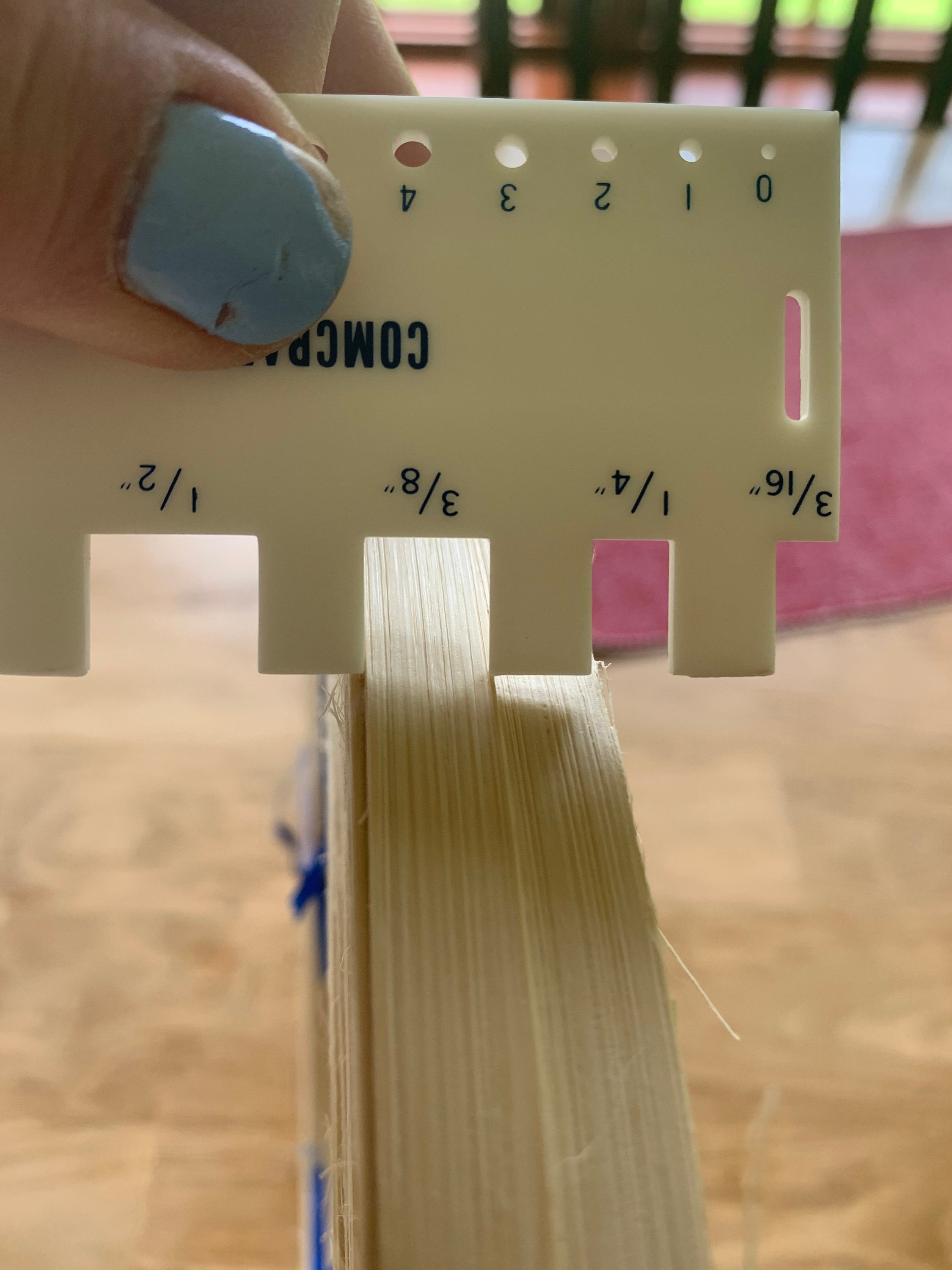 Reed Gauge - Basket Weaving Tool - Basket Weaving Gauge - Reed Gauge - Etsy