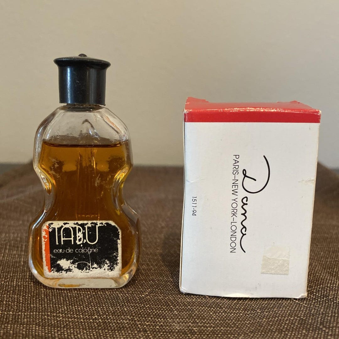 Tabu by Dana Eau De Cologne 0.5 Oz Violin Bottle Vintage Splash and ...