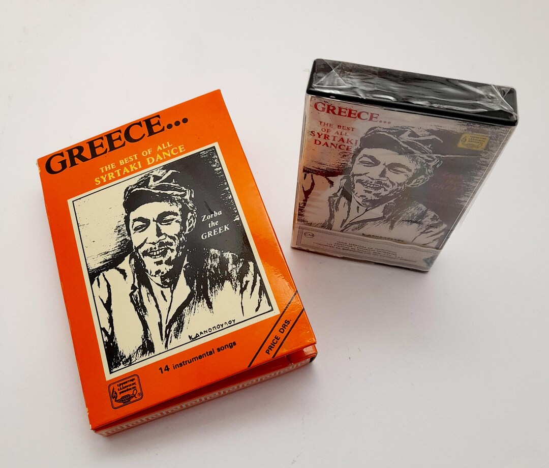 Greece the Best of All Syrtaki Dances Rare Cassette Made in Greece - Etsy