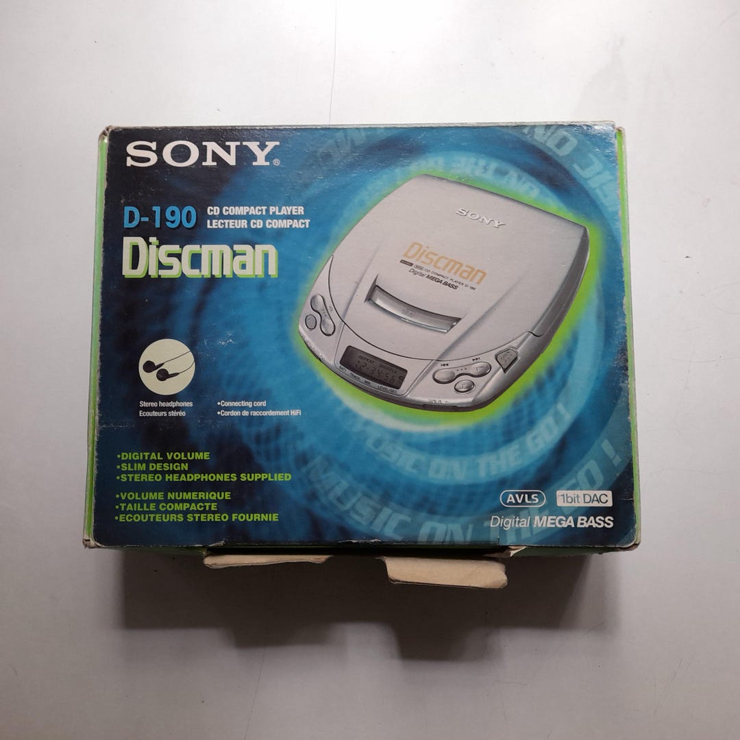 Sony D-190 Walkman CD Player Portable Disc Player Discman Player Like ...