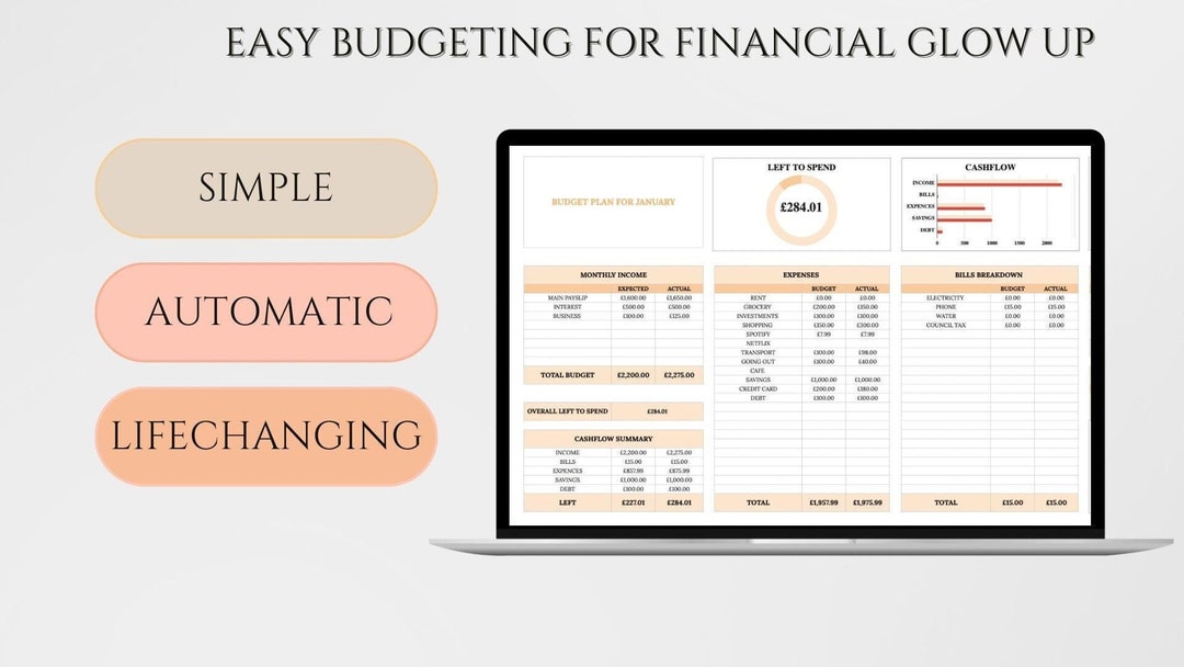 EASY BUDGETING / a Little Helper That Will Manage All Your Finances in ...
