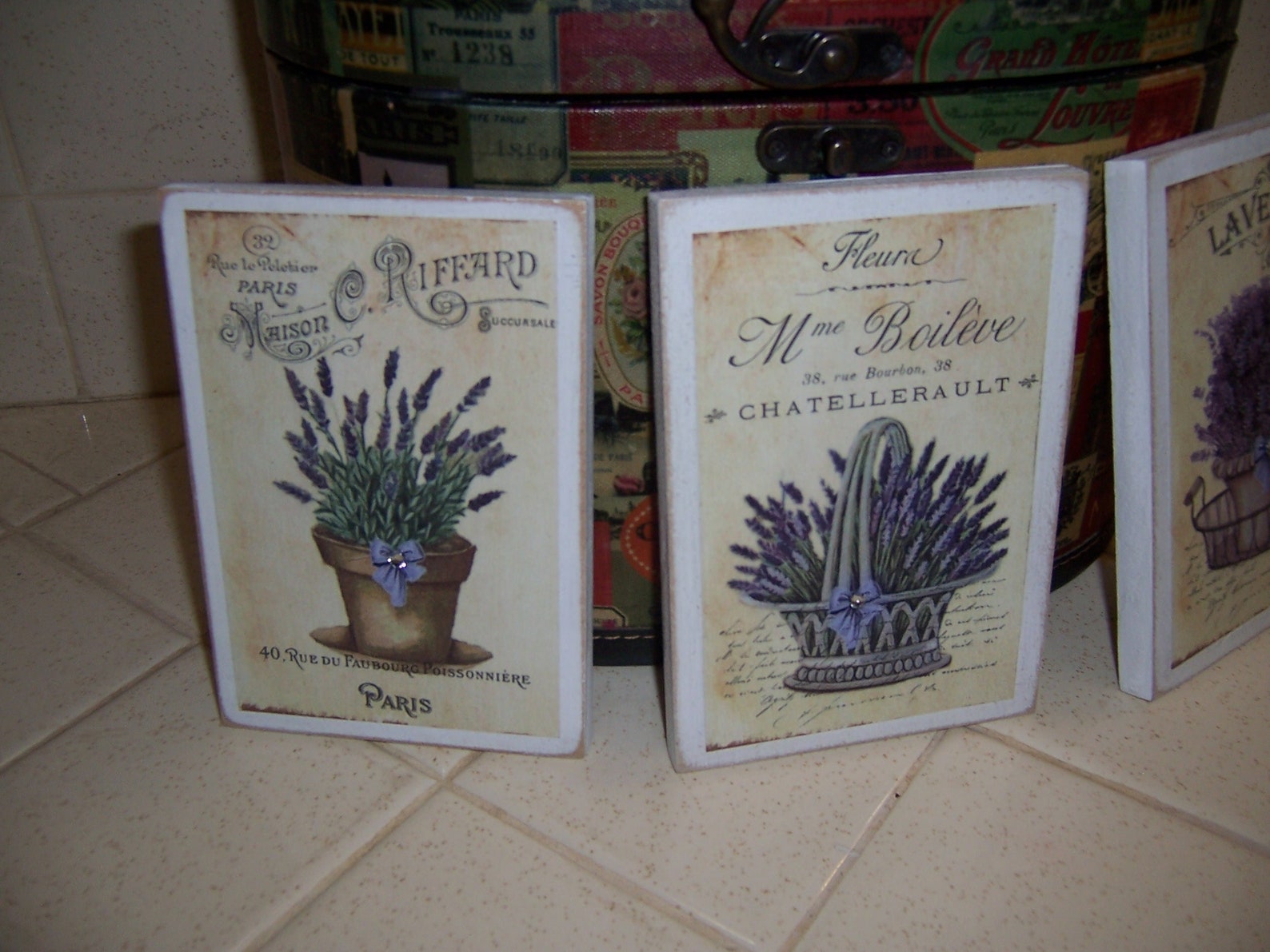 Set of Lavender Signs, Paris Decor, Paris Bedroom Decor, Farmhouse ...