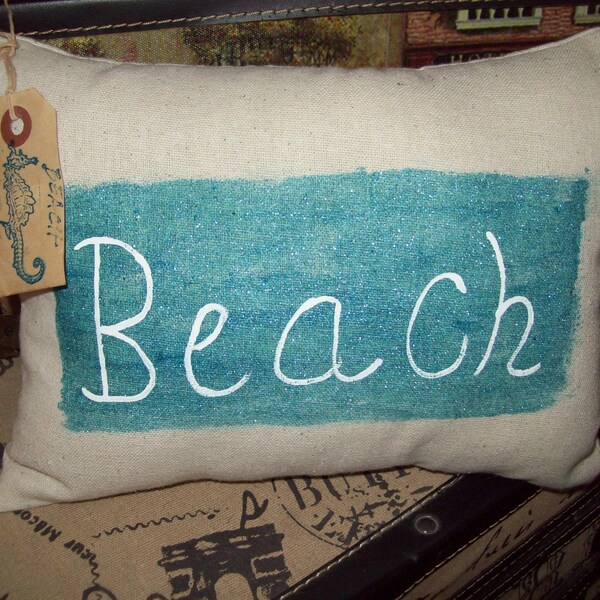 Beach Pillow - Etsy