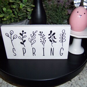 Easter Tiered Tray, Hello Spring Sign, Tiered Tray Decor, Easter Decor ...