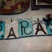 Blue Teal Paris Letter Blocks,eiffel Tower Decor,paris Theme,paris ...