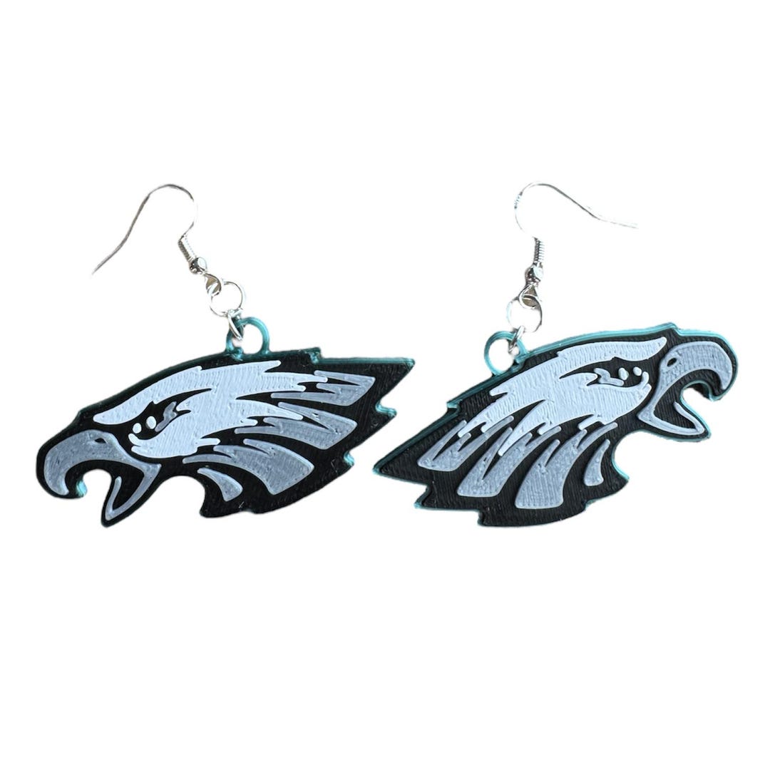Philadelphia Eagles Earrings – NFL Fan Jewelry, Game Day Dangle ...