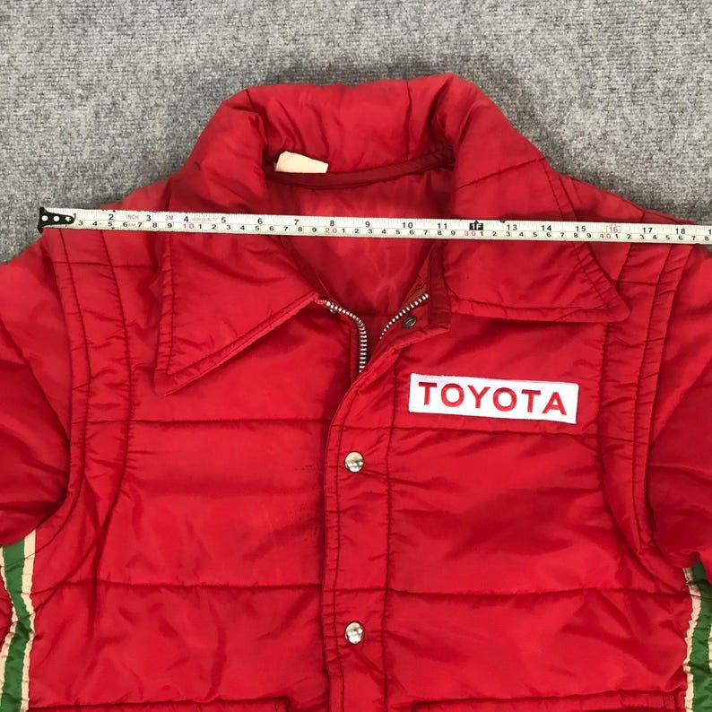 Vintage Toyota Motorsport Jacket Quilted - Etsy