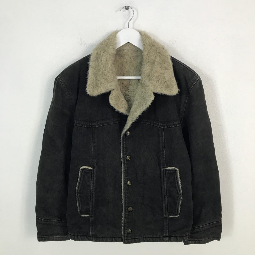Men's Bigi Sherpa Style Snap Button Jacket - Etsy