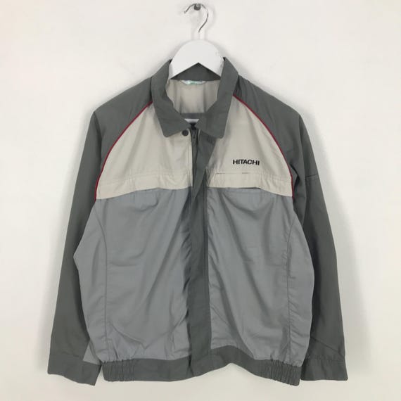 Vintage Hitachi work uniform racing up zipper jacket - Gem