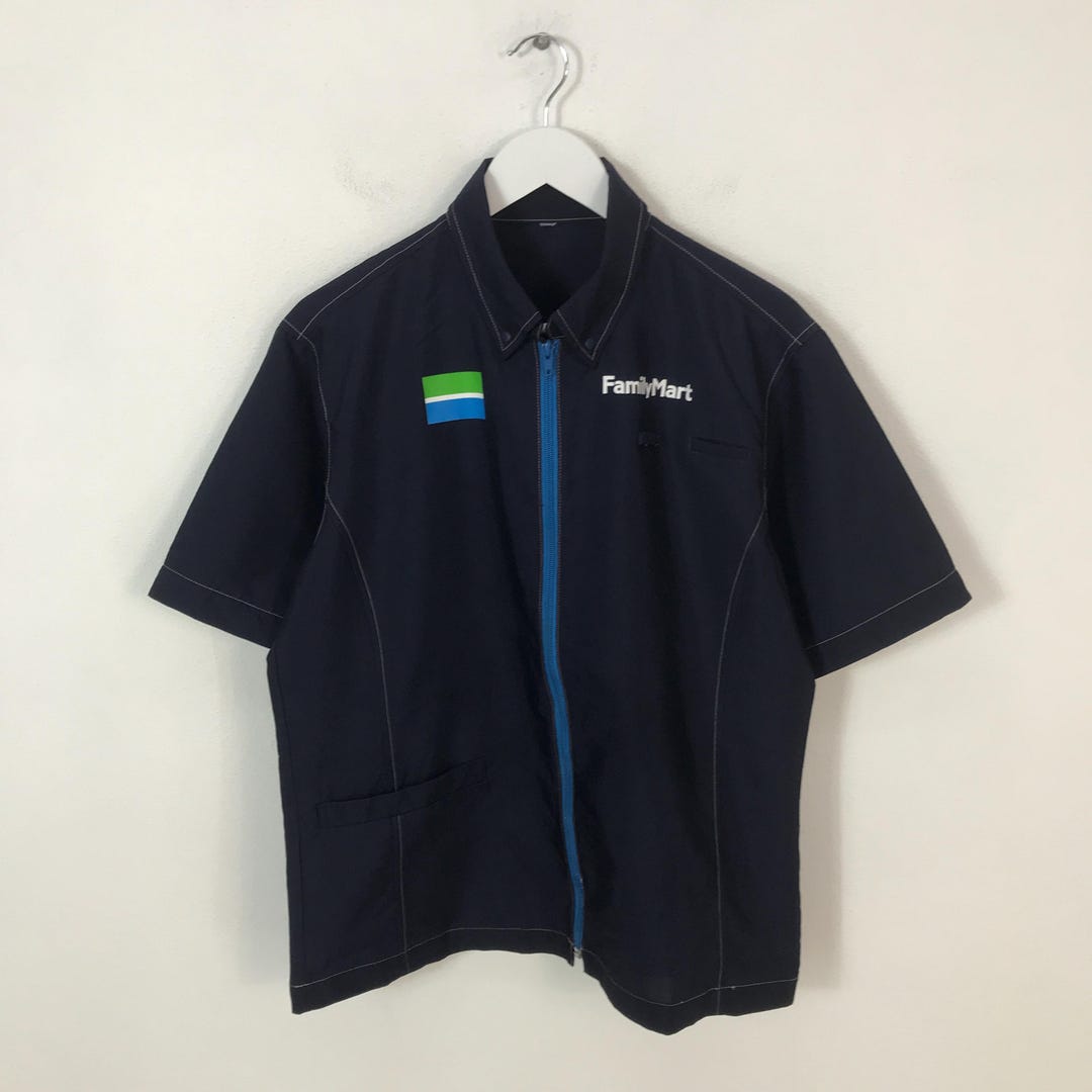 Vintage Family Mart Japan Uniform Short Shirt Jacket - Etsy