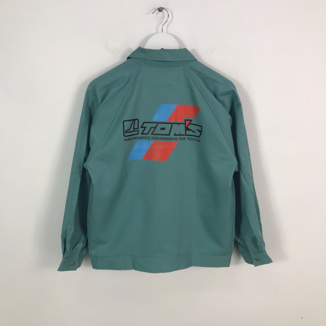 Vintage Toyota Toms Racing Work Uniform Custom Jacket - Etsy