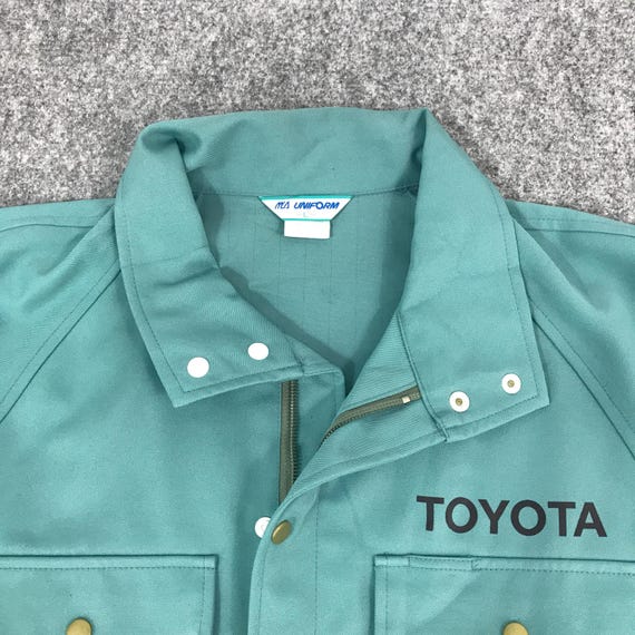 Vintage Toyota Toms Racing work uniform custom Jacket - Gem