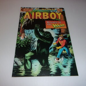Air Boy Comic Book, # 25, 1987, Nice Collectible Shape, Eclipse Comics ...