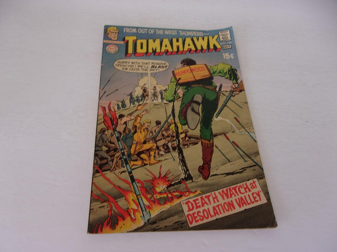 Vintage Tomahawk Comic Book, # 130, October 1970, DC Comic, Art ...