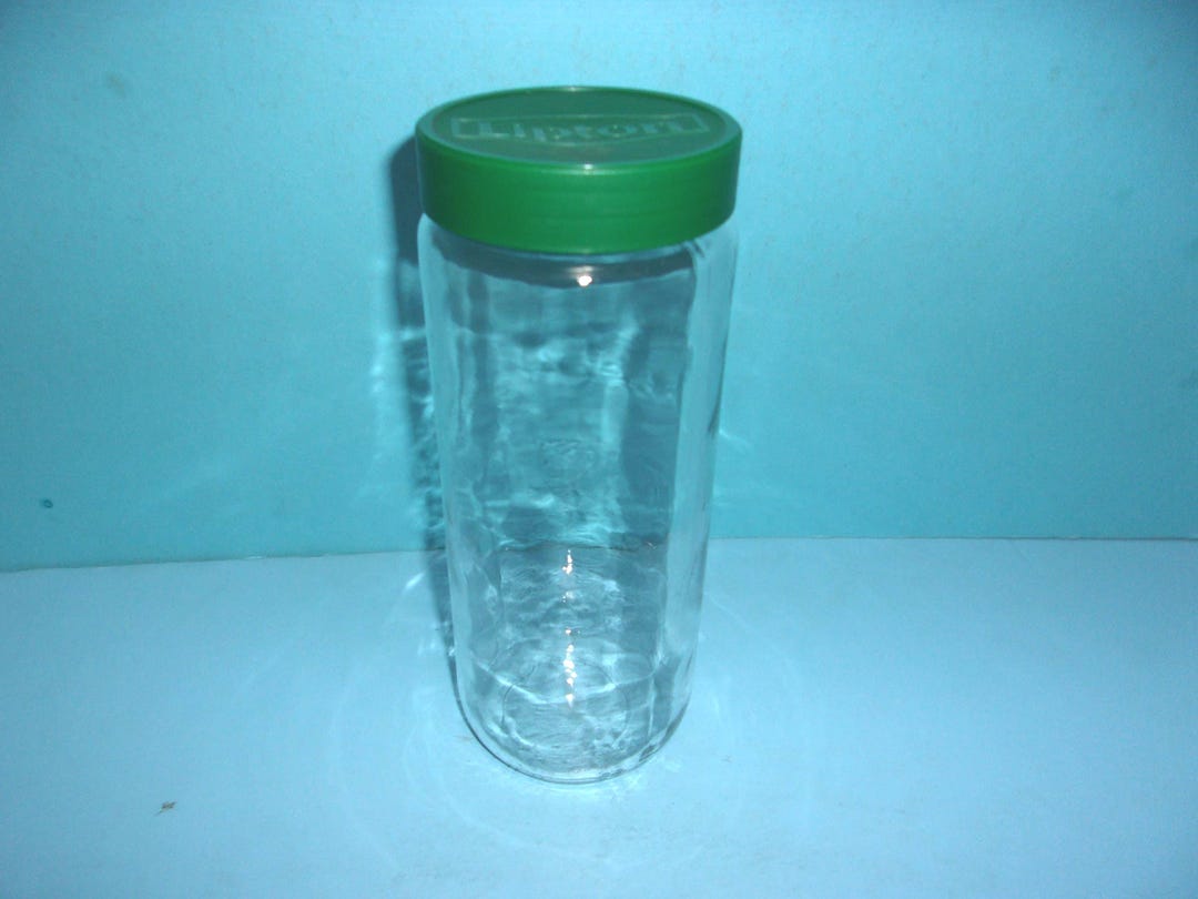 Lipton Tea Jar - Clear Glass 8" Jar - Decorative, Cooking, Collectible ...