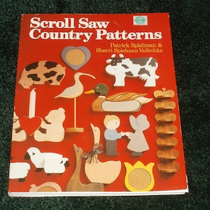 Scroll Saw Country Patterns by Patrick Spielman Crafting, Wooden Cut ...