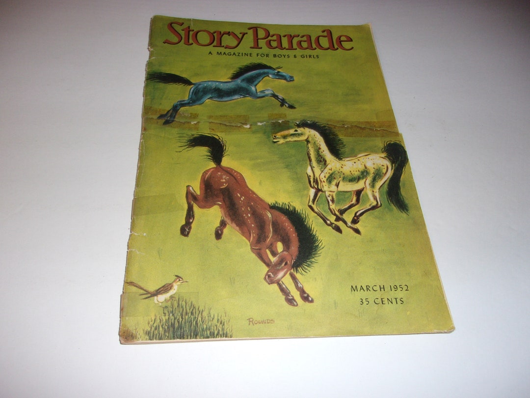 Vintage Story Parade Magazine March 1952 for Boys and Girls, Things to ...