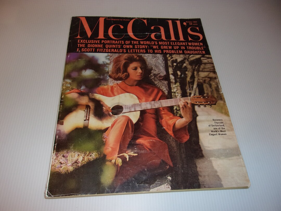 Vintage Mccalls Magazine October 1963 - Betsy Mccall Doll, Vintage ...