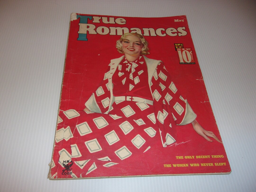 Vintage May 1935 True Romances Magazine, Retro 1930's Romance, Collectible, Scrapbooking - Etsy