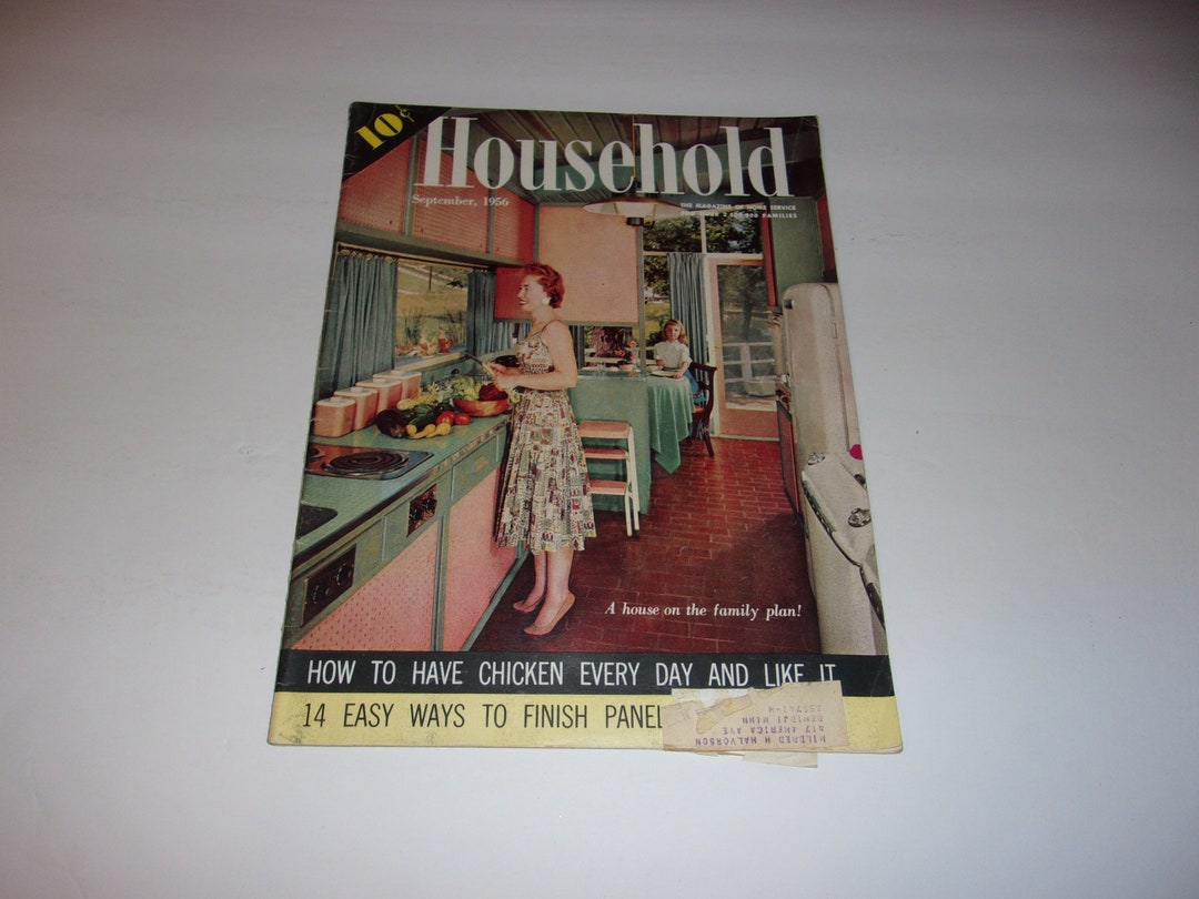 Vintage Household Magazine September 1956 1956 Belair Chevy Ad, Fashion ...