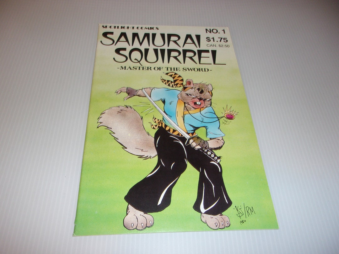 Samurai Squirrel Master of the Sword Comic Book 1 1986 - Etsy