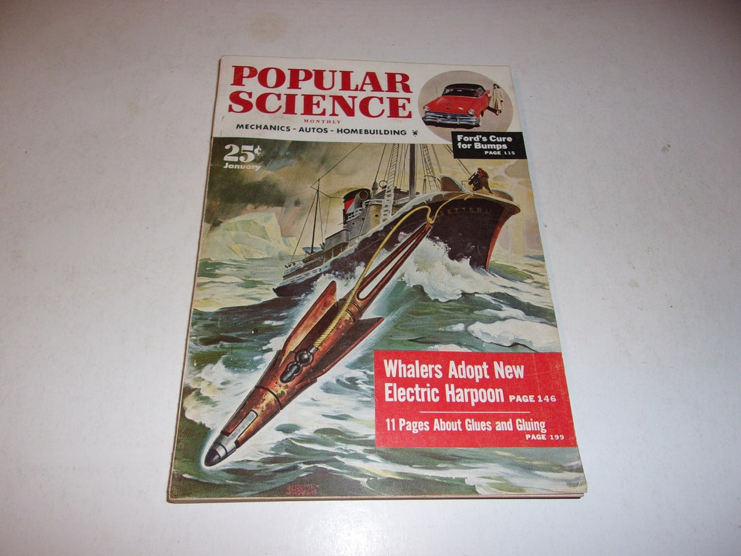 Vintage Popular Science Magazine January 1953 - Electronic Harpoon, How ...