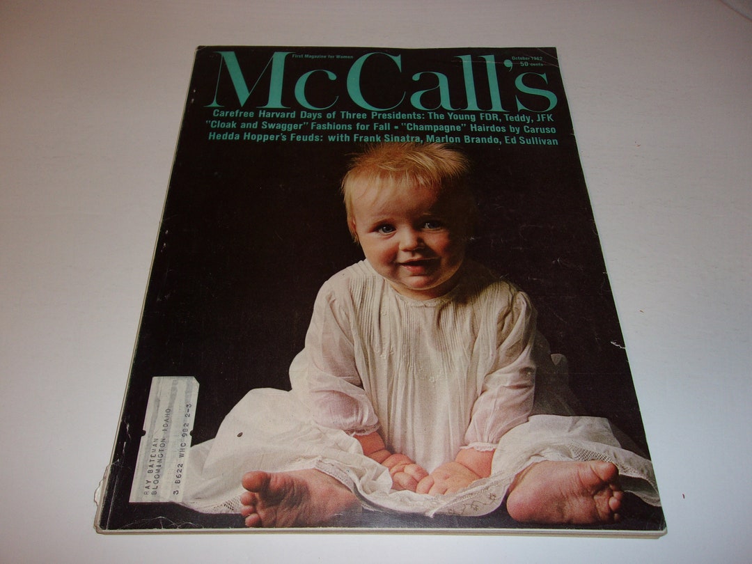 Vintage Mccall's Magazine October 1962 - Betsy Mccall Doll, Corning ...