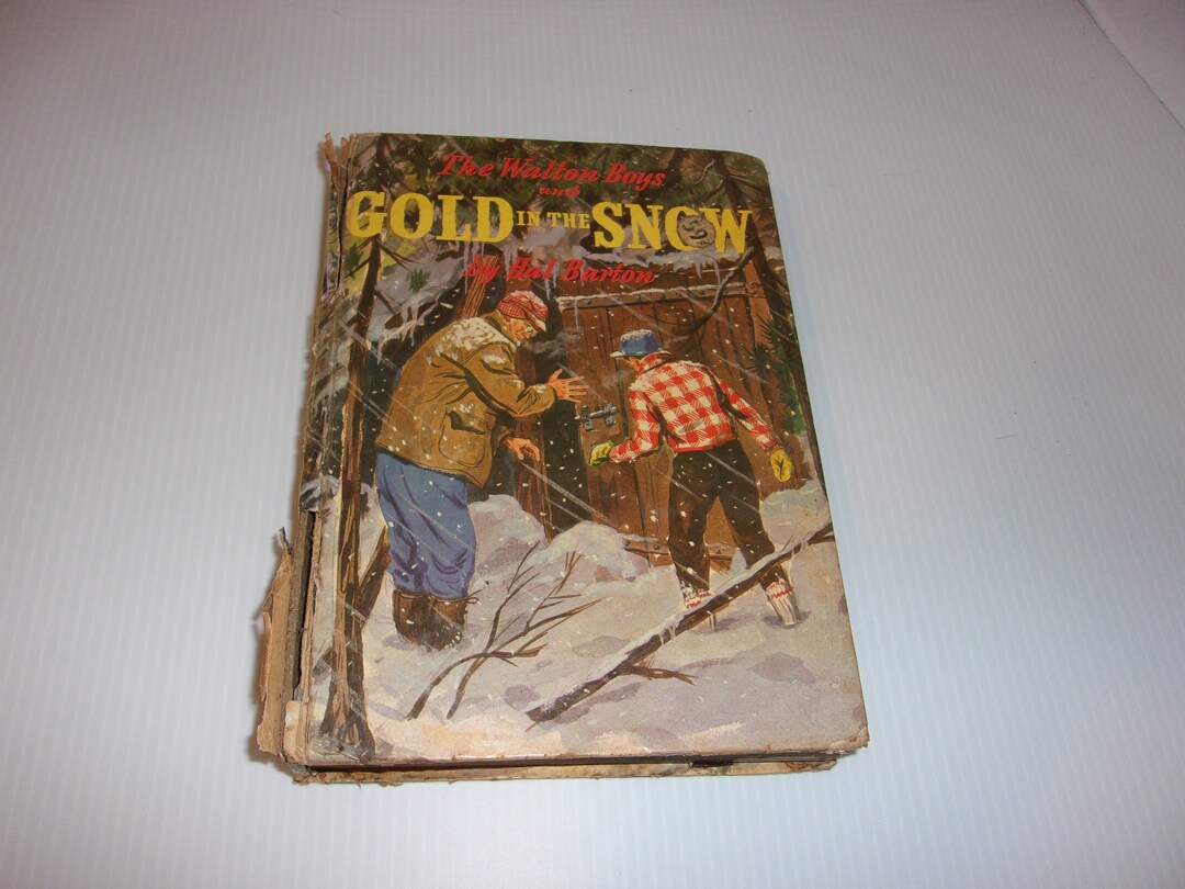 Vintage Walton Boys Adventure Book - Gold in the Snow by Hal Burton ...