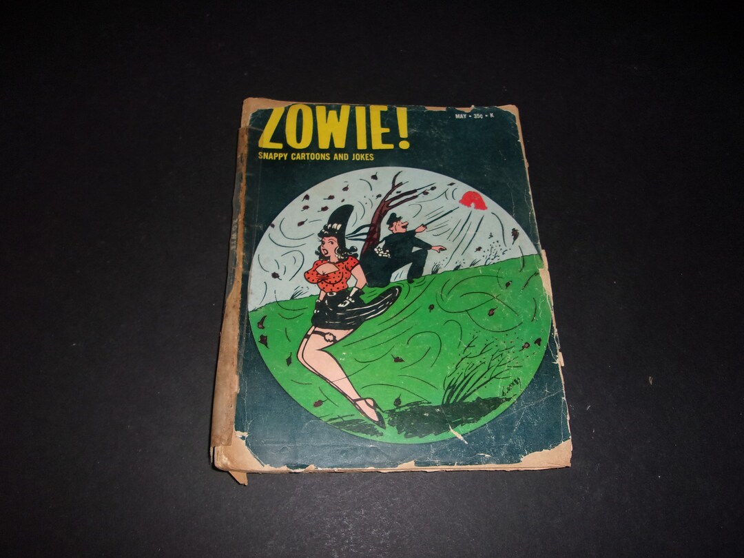 Vintage 1950's ZOWIE! Snappy Cartoons and Jokes - Covers Are Loose ...