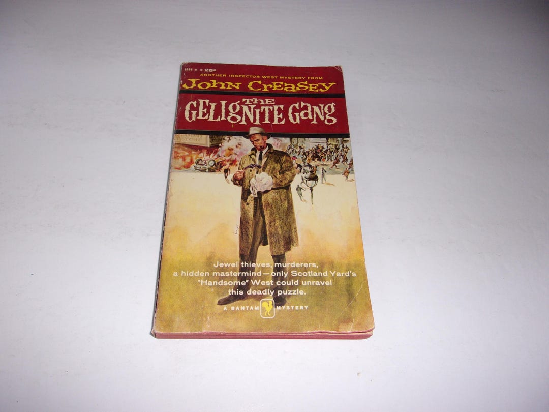 The Gelignite Gang by John Creasey, Vintage 1959 Mystery, Crime ...