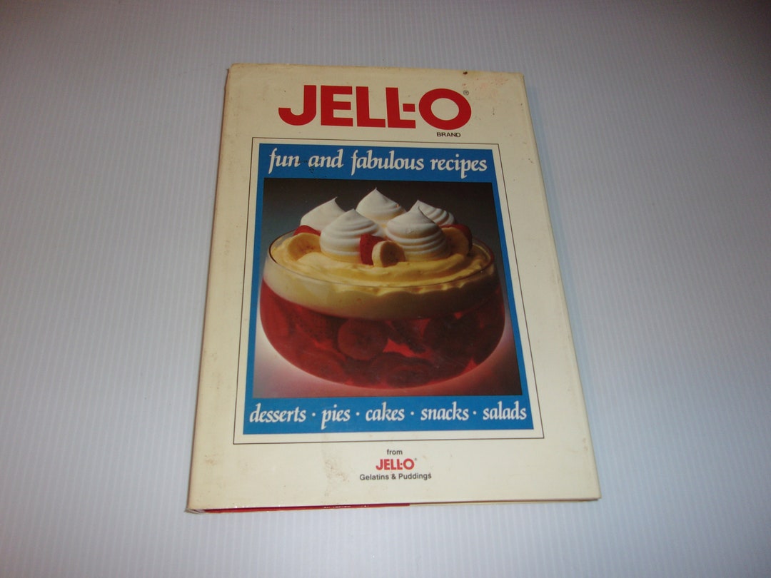 Jell-o Fun and Fabulous Recipes, Hardcover Recipe Book, Illustrated ...