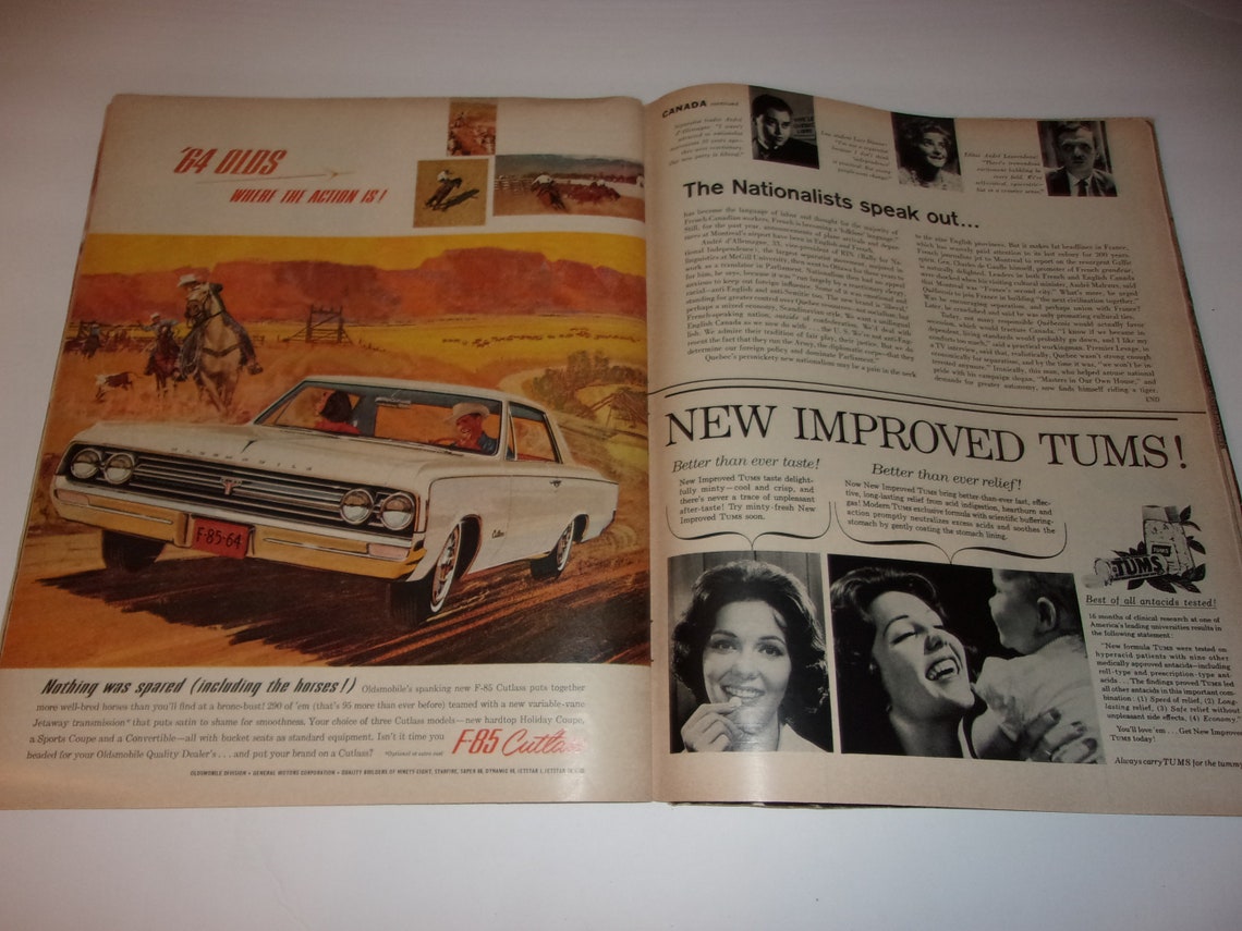 Vintage Look Magazine December 3, 1963, JFK & Son Cover - Vintage Ads ...