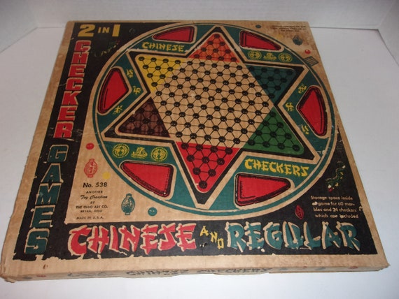 Vintage chinese checkers game store
