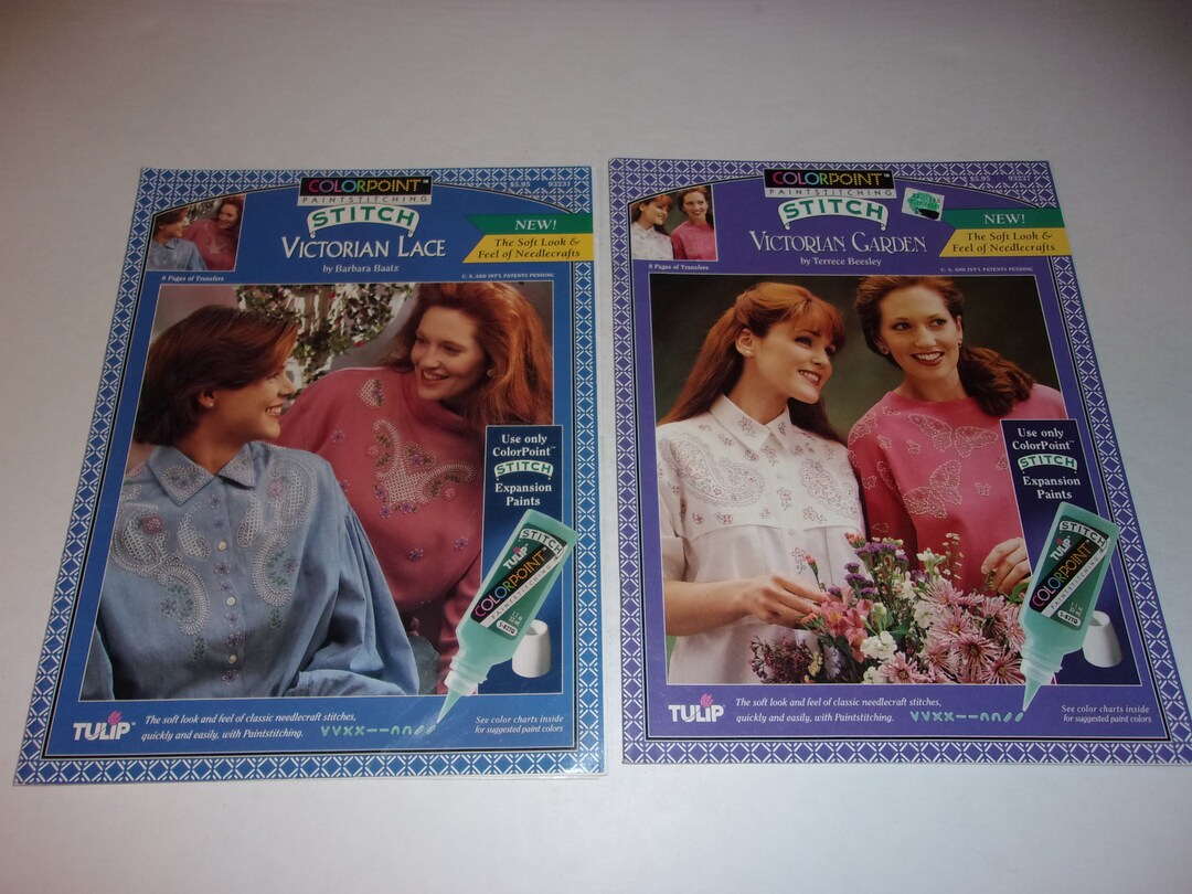 Group of New Colorpoint Paint Stitching Pattern Books One Book Has Some ...