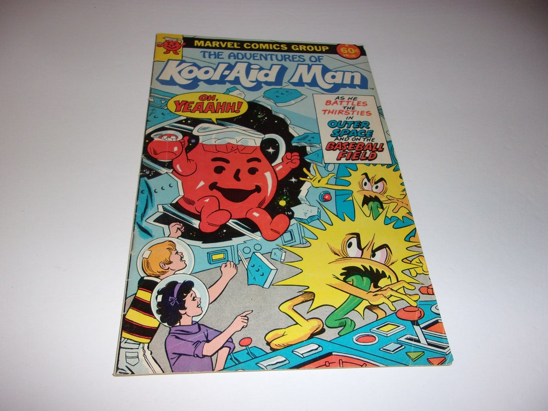 The Adventures of Kool-aid Man 1983, Marvel Comic Book, Collectible ...