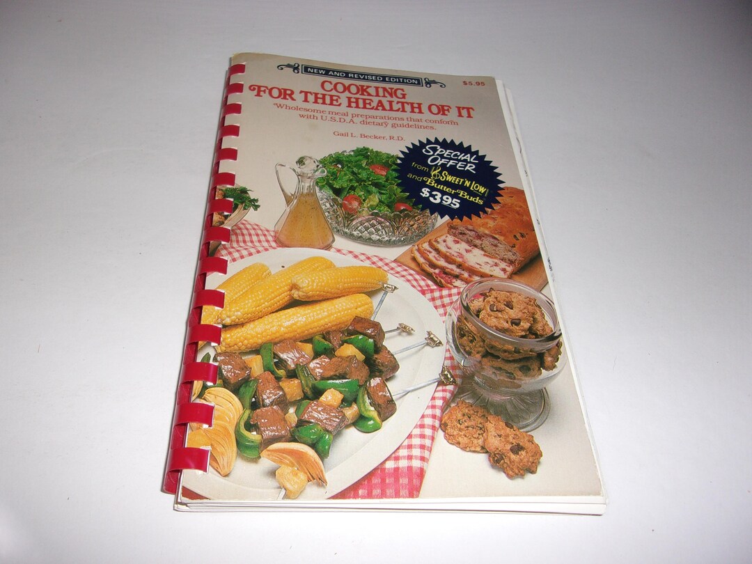 Eating for the Health of It by Gail Becker, Cookbook, Recipes, Spiral ...