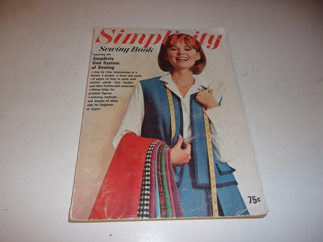 Vintage 1965 Simplicity Sewing Book-sewing Patterns How To - Etsy